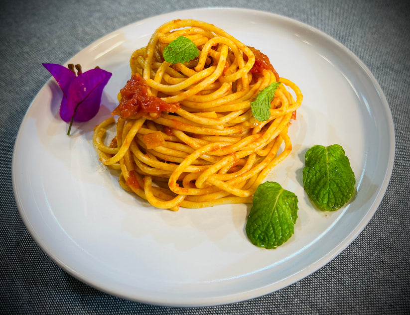 Pasta in Tomato Sauce* – Mila Kitchen
